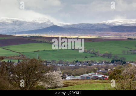 The Strathconon Hills photographed from the A9 South of the Tore ...