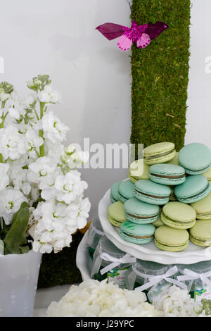 Its a girl pink theme baby shower or sip and see party background with ...