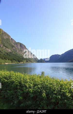Beautiful countryside outside Odda city Stock Photo - Alamy
