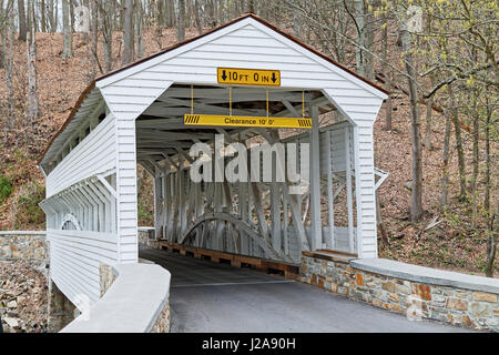The Knox Covered Bridge at Valley Forge National Historical Park Stock ...