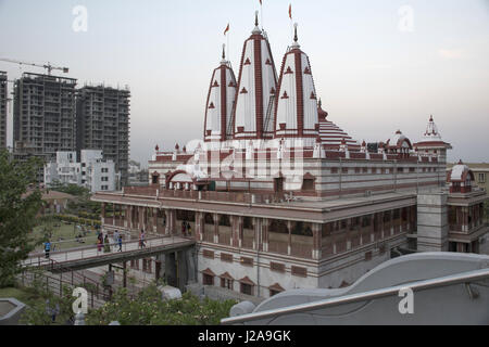 ISKCON temple facade, Pune, Maharashtra Stock Photo - Alamy