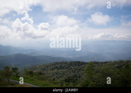 DON INTHANON NATIONAL PARK, THAILAND - 3 JANUARY: Guide poses for photo ...