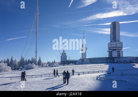 The Großer Feldberg in the Taunus mountains near Frankfurt, Germany, in ...