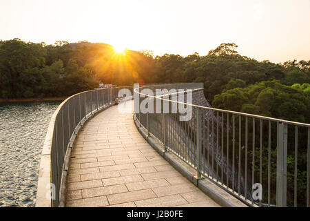Ho Pui Reservoir - Yuen Long hong kong , water dam sunset Stock Photo ...