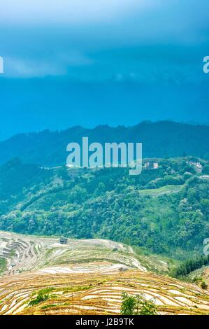 Landscape,scenery,outdoor,terraces,fog,natural,daytime, landmark, water ...