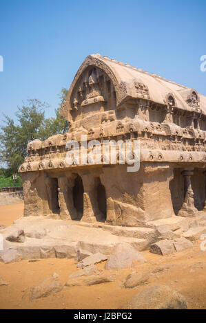 Mandapa Cave temple India carved rock Stock Photo - Alamy