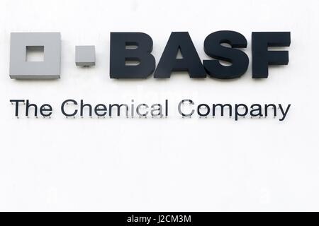 BASF, company logo, German chemical company, DAX 30 companies Stock ...
