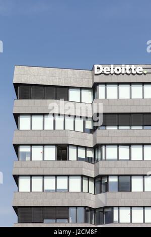 Lyon, France - March 15, 2017: Deloitte building in Lyon, France ...