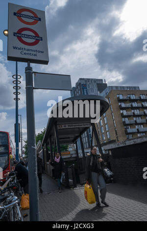 Walthamstow Central Underground Station [Walthamstow, London Stock ...