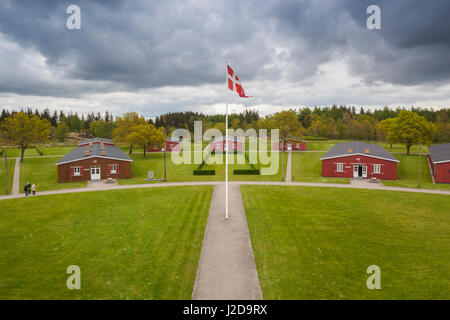 Denmark, Jutland, Padborg, Froslevlejren, former WW2-era Froslev Prison ...