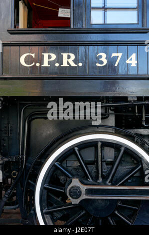Historic CPR Engine 374 restored and located at the Roundhouse in ...