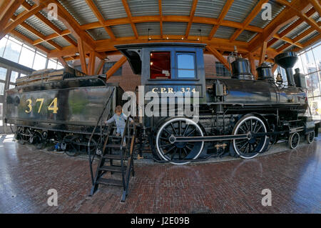 Historic CPR Engine 374 restored and located at the Roundhouse in Stock ...