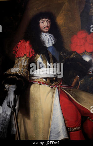 A painting of Louis XIV done by Claude Lefebvre and on display in the ...
