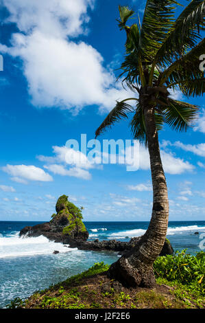 East Coast of Tutuila Island, American Samoa, South Pacific Stock Photo ...