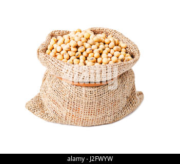 Healthy gold soybean isolated on white background Stock Photo - Alamy