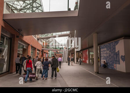 Liverpool One shopping centre mall city centre Liverpool Merseyside ...