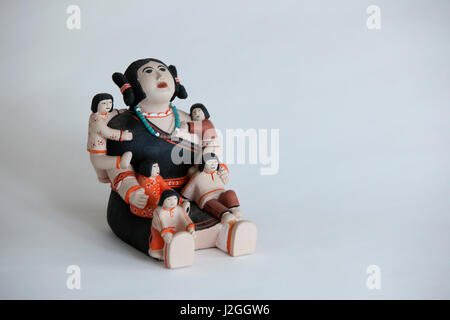Native American storyteller doll made from clay Stock Photo - Alamy