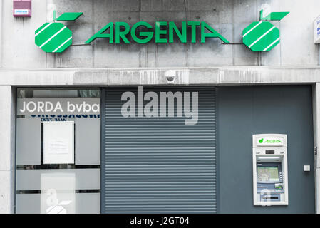 Argenta belgian bank logo Stock Photo - Alamy