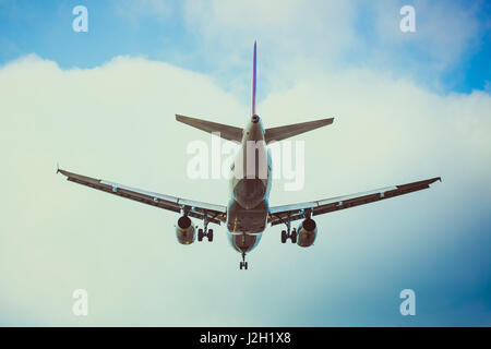 Real jet aircraft. Passenger airplane Stock Photo - Alamy