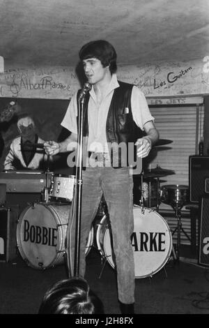 Vince Taylor and The Bobbie Clarke Noise. From left to right: British ...