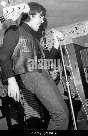 Vince Taylor and The Bobbie Clarke Noise. From left to right: British ...