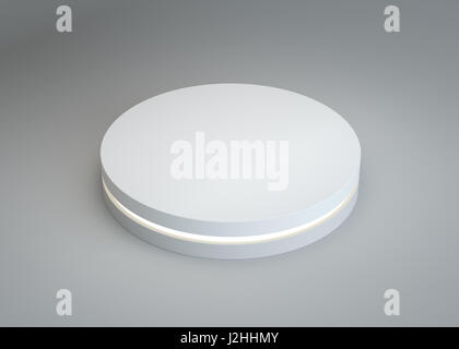 Round podium, pedestal or button Stock Photo - Alamy
