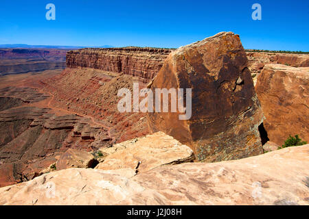 Muley Point, Highway 261, Utah. Cube fracture rock formation. (Large ...