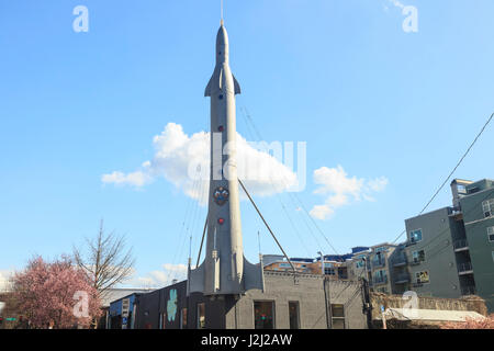 Famous Fremont Rocket, Seattle, WA Stock Photo - Alamy