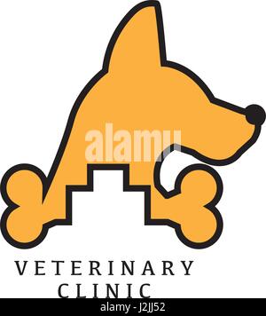 veterinary logo with text space for your slogan / tagline, vector ...