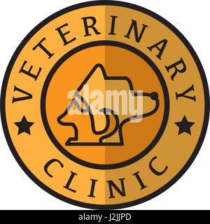 veterinary logo with text space for your slogan / tagline, vector ...