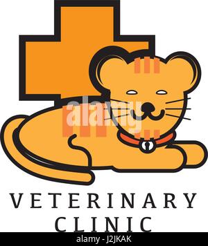 veterinary logo with text space for your slogan / tagline, vector ...