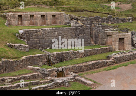 Tambomachay (El Baño del Inca) Water Fountain Temple Cusco Peru Stock ...
