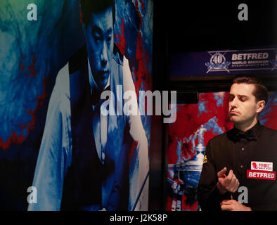 Mark Selby ahead of their match against Xiao Guodong on day one of the ...