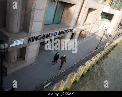 KWM, King and Wood Mallesons global law firm London offices Stock Photo ...