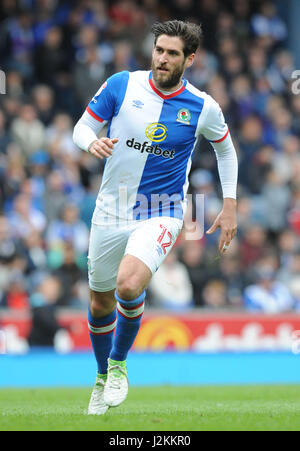Blackburn's Danny Graham during the Sky Bet Championship match at Ewood ...
