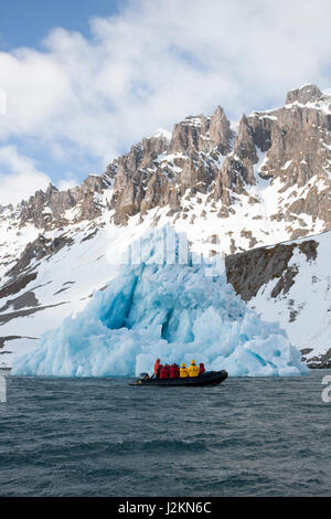 Ice raft in Svalbard Stock Photo - Alamy