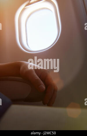 Passenger hand holding handle on the train for safety Stock Photo - Alamy