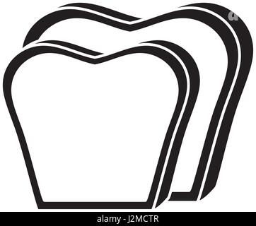 contour delicious fresh bakery breads food Stock Vector Image & Art - Alamy