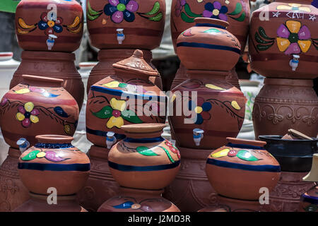 A earthen pot in the market. Commonly Known as the 'poor man's ...