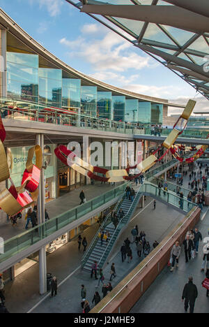Liverpool One shopping centre mall city centre Liverpool Merseyside ...
