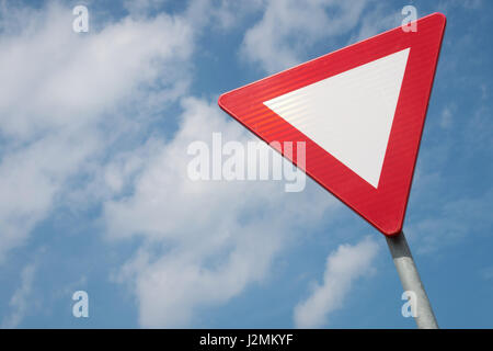 give way priority road sign yellow diamond german germany deustch ...