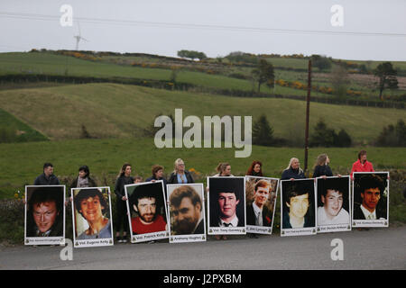 Photographs of the eight IRA members and bystander Anthony Hughes who ...