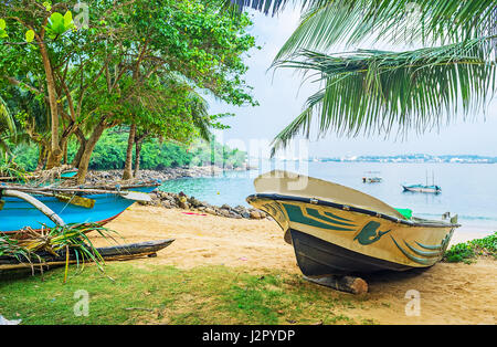 The secret Jungle Beach, located at the foot of Rumassala Mount and ...
