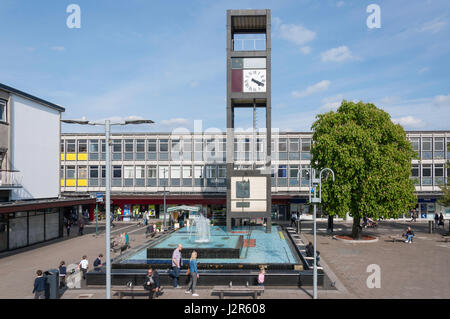 clock tower the square stevenage town centre shopping hertfordshire ...