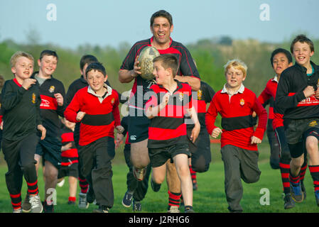 Avonmouth Rugby Football Club, Bristol with Nick Venn teaching ...