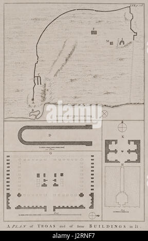 This map, created by Richard Pococke in 1745, illustrates the ...
