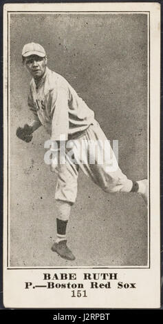 Baseball legend Babe Ruth, Rookie-Era Photograph by GT Murray Studios ...