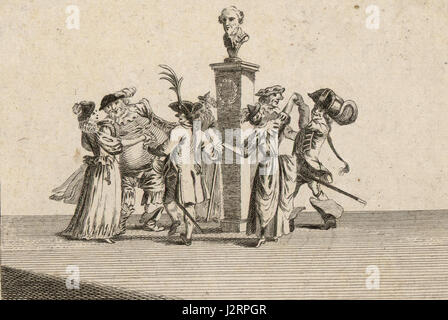 18th century caricatures Stock Photo - Alamy