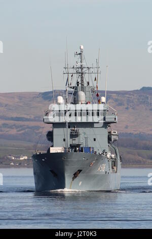 FGS Donau A516 (German Navy), and KNM Otra M351 (Norwegian Navy), as ...