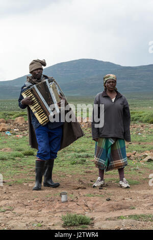 Indigenous people Sani Pass Stock Photo - Alamy